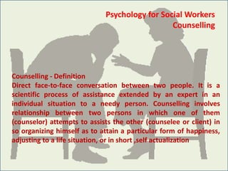 Understanding Counseling | PPTX