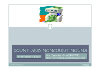 Count And Noncount Nouns [Compatibility Mode] | PPT
