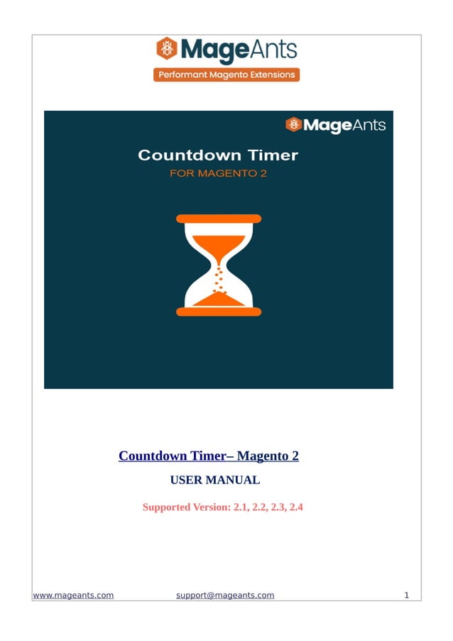 Magento 2 Countdown Timer Extension | PDF
