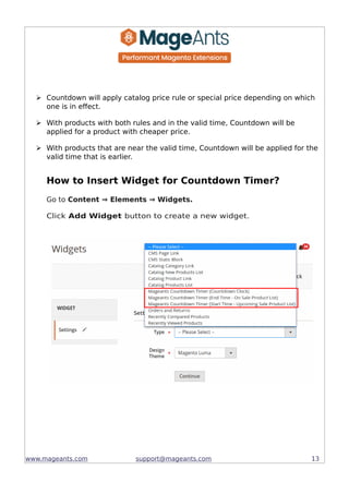 Magento 2 Countdown Timer Extension | PDF