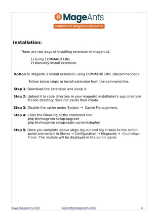 Magento 2 Countdown Timer Extension | PDF