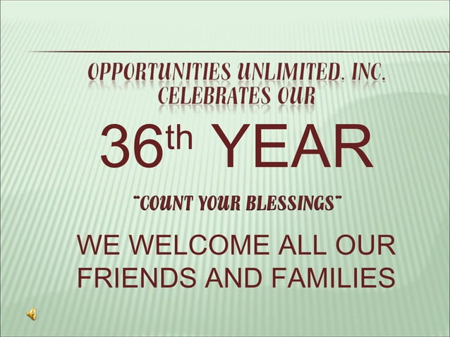 Count your-blessings-2010 | PPT