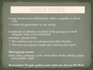 Countability & plural nouns | PPT