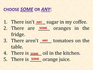 1ºESO UNIT 6 COUNTABLE AND UNCOUNT. | PPT