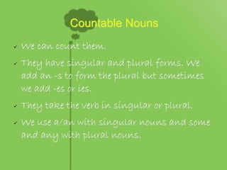 Countable and uncountable | PPTX