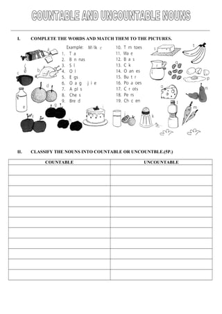 Countable and uncountable | PDF