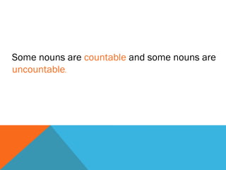 countable and uncountable PowerPoint Presentation | PPT