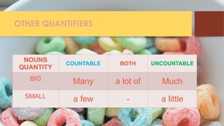 Comprehensive Guide to Countable and Uncountable Nouns with Quantifiers ...