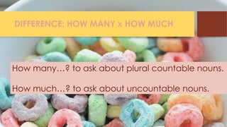 Comprehensive Guide to Countable and Uncountable Nouns with Quantifiers ...