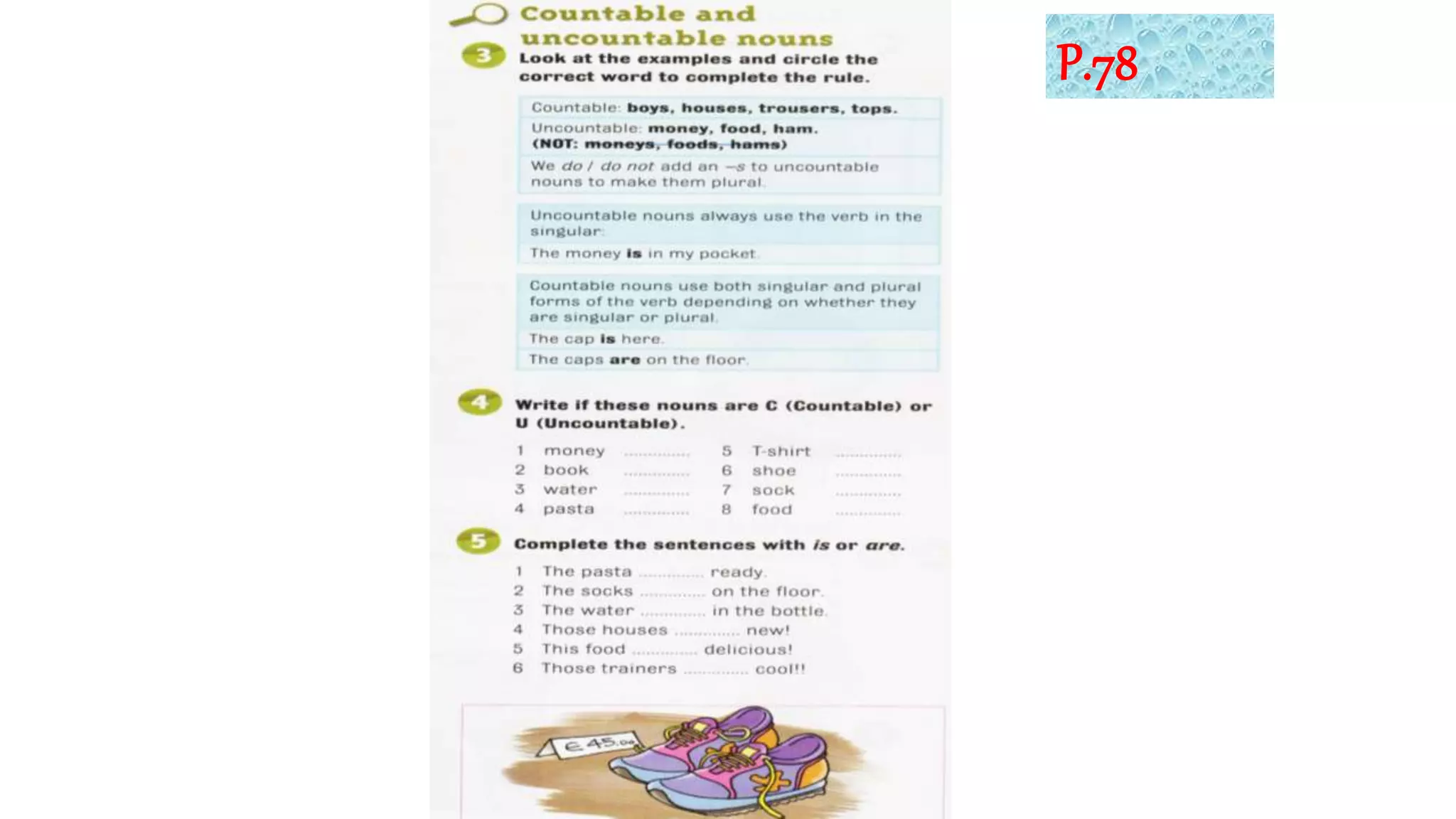 Countable and uncountable book | PPT