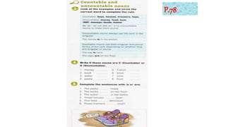 Countable and uncountable book | PPT