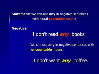 Countable and uncountable nouns | PPT