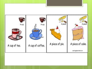 Countable and uncountable nouns, project, group 2 | PPTX