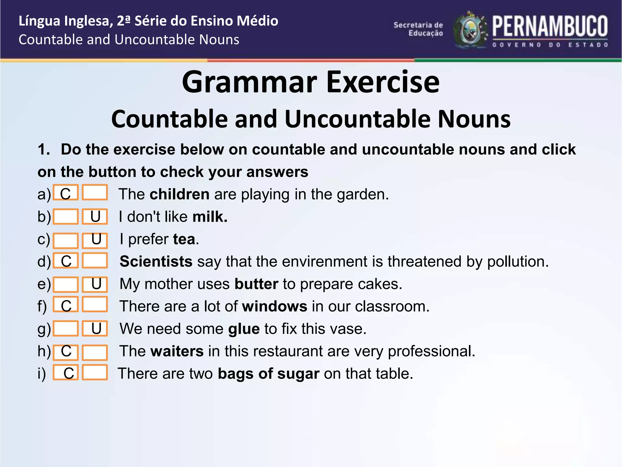 COUNTABLE AND UNCOUNTABLE NOUNS.ppt