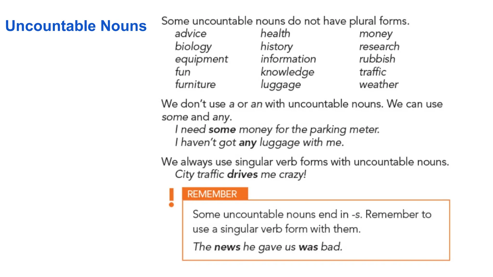 Countable and Uncountable Nouns. Quantifiers.pptx