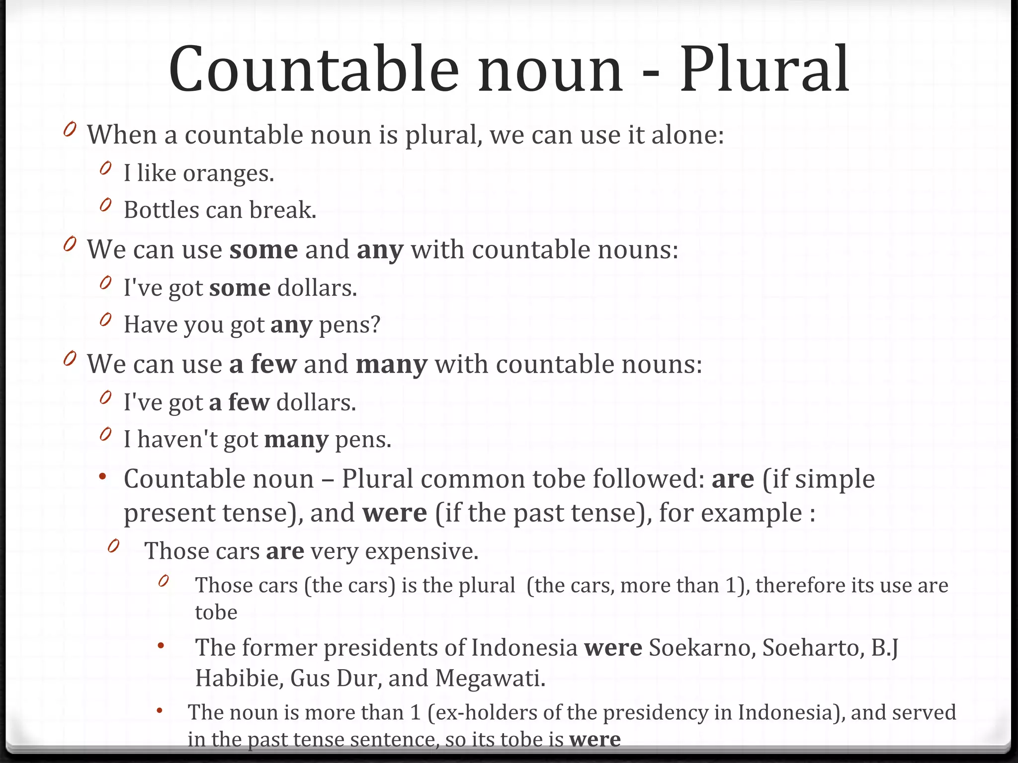 Countable and uncountable nouns 2 | PPT
