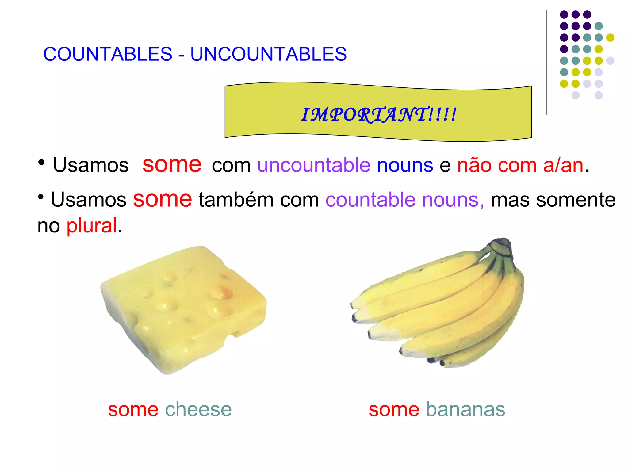 Countable And Uncountable Nouns Iii (Some And Any) | PPT