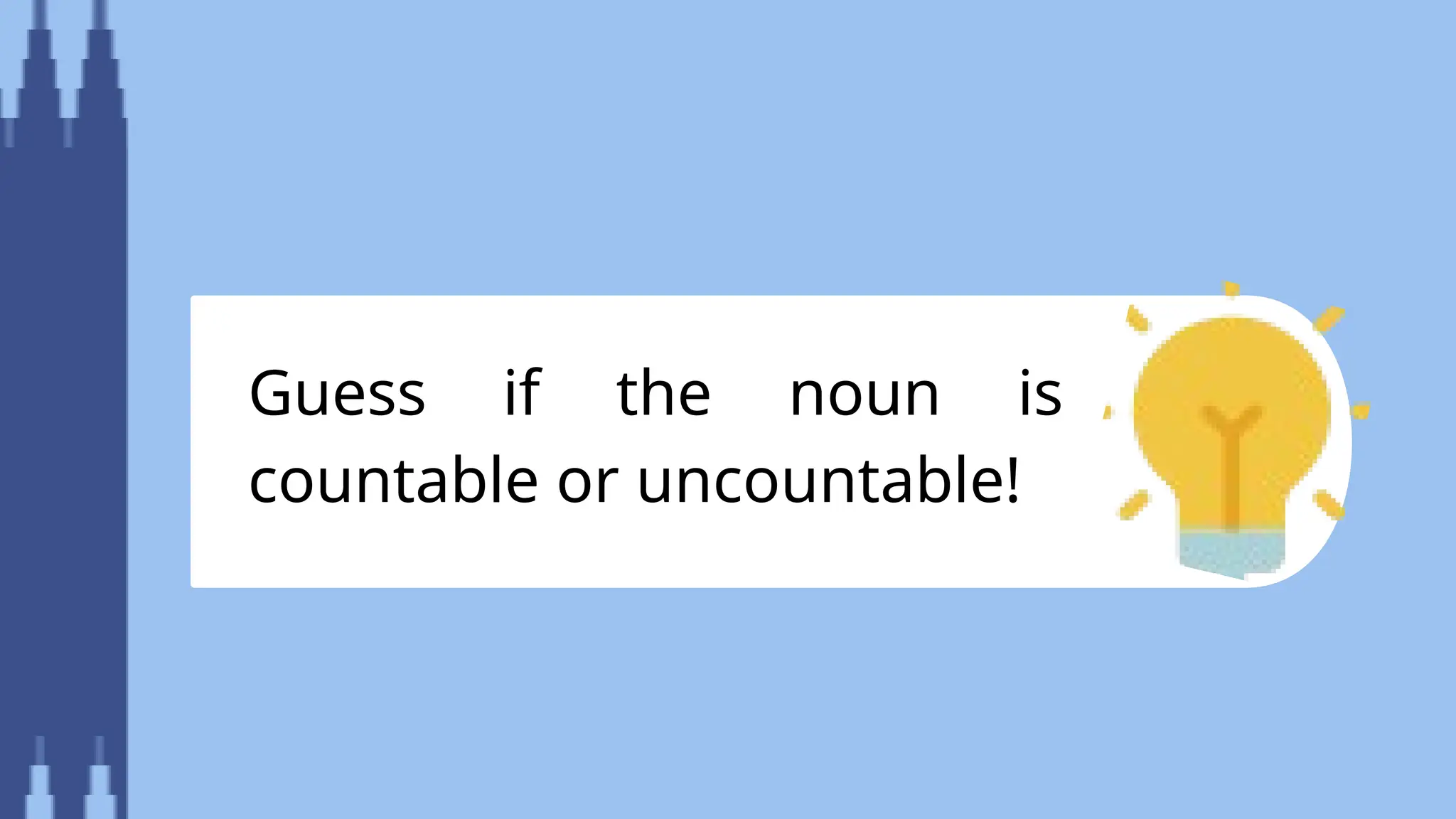 Countable and Uncountable Nouns Quiz Presentation in Colorful Cartoony ...