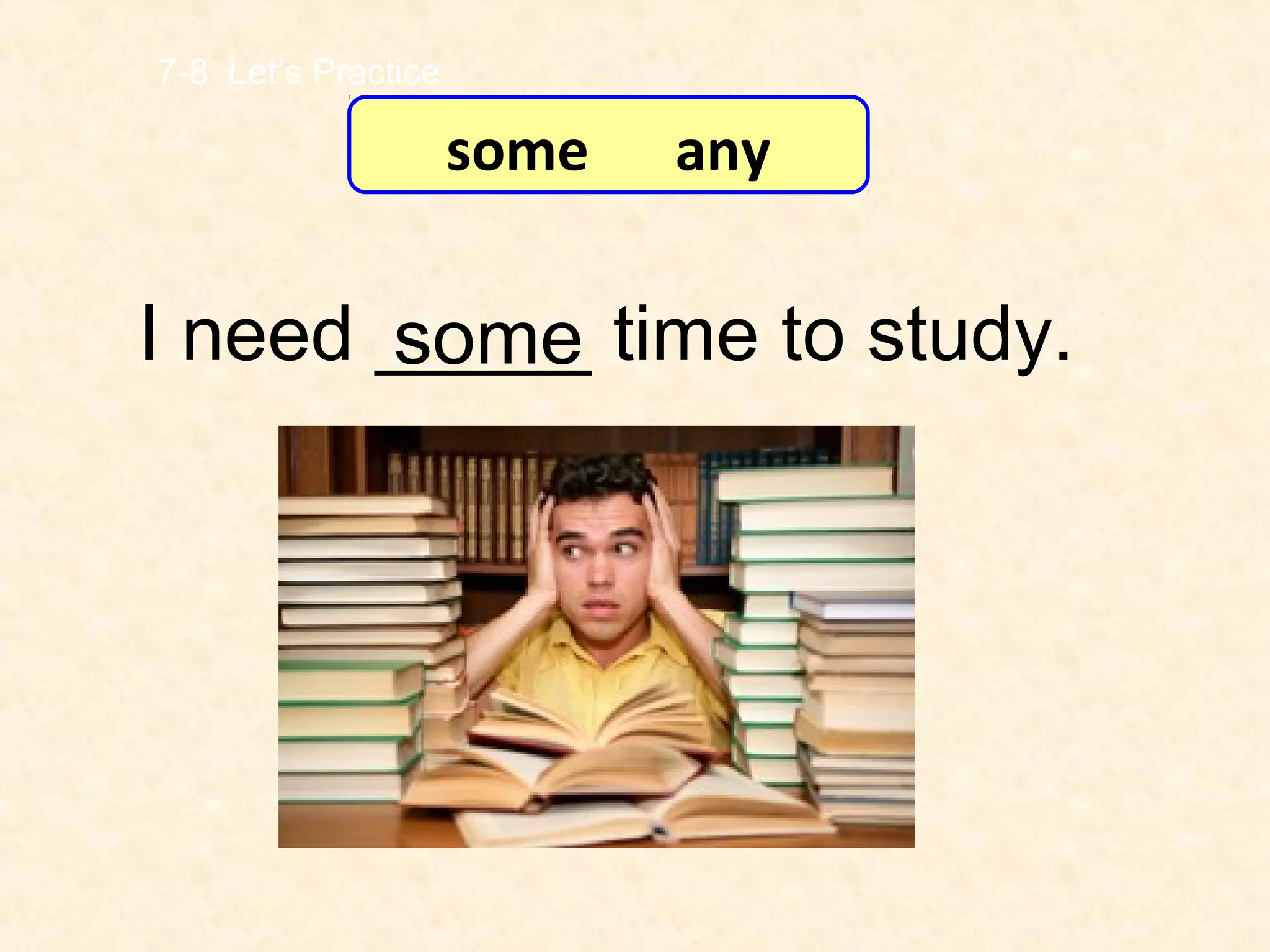 Countable and uncountable nouns - some and any | PPT