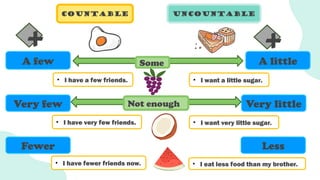Countable and Uncountable, some, any, much, many, a lot of. PPT.pptx