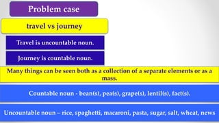Countable and Uncountable Nouns in English Grammar | PPT