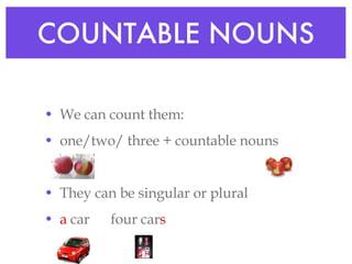 Countable Nouns | PPT