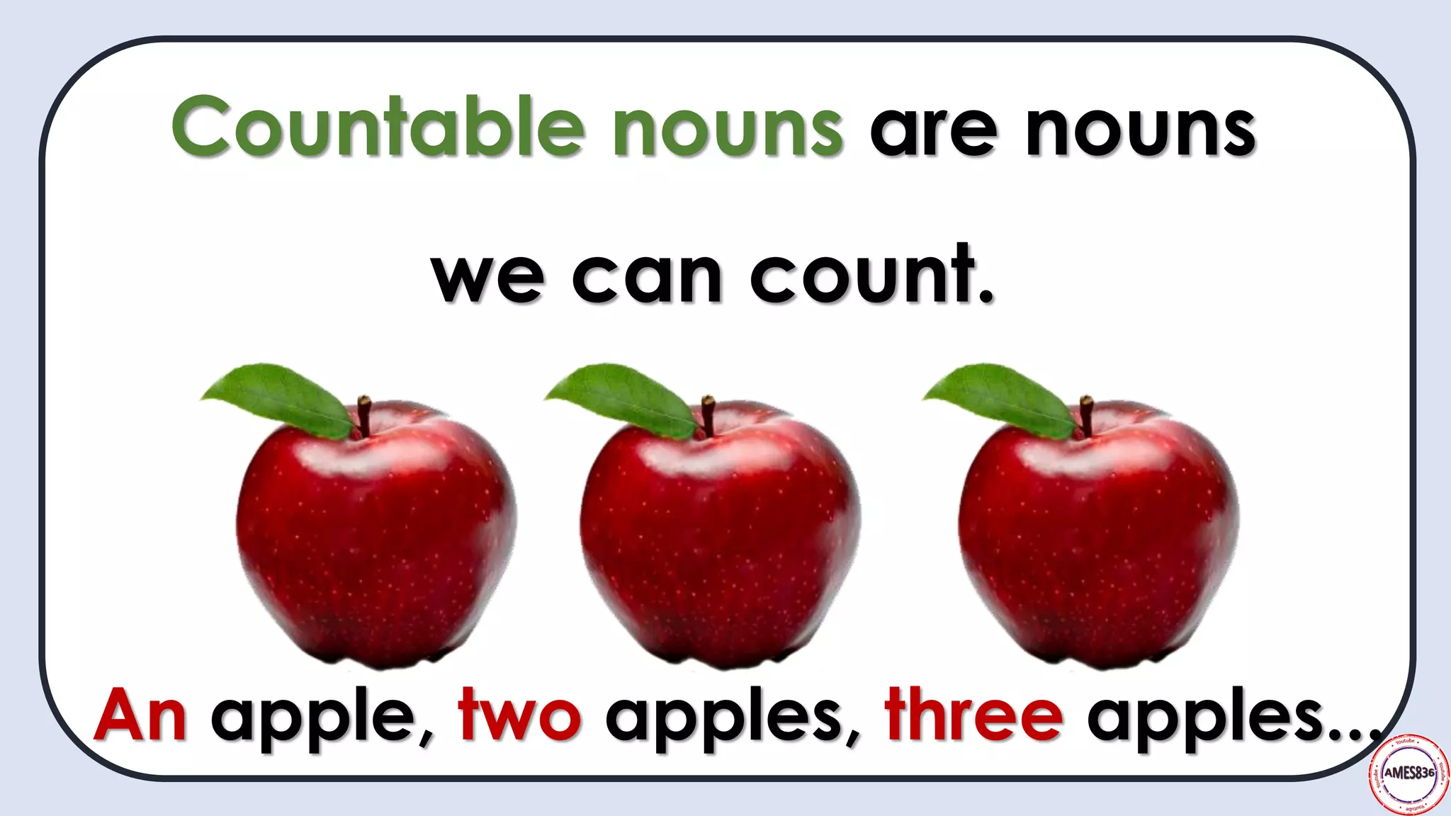 Countable and Uncountable nouns | PDF