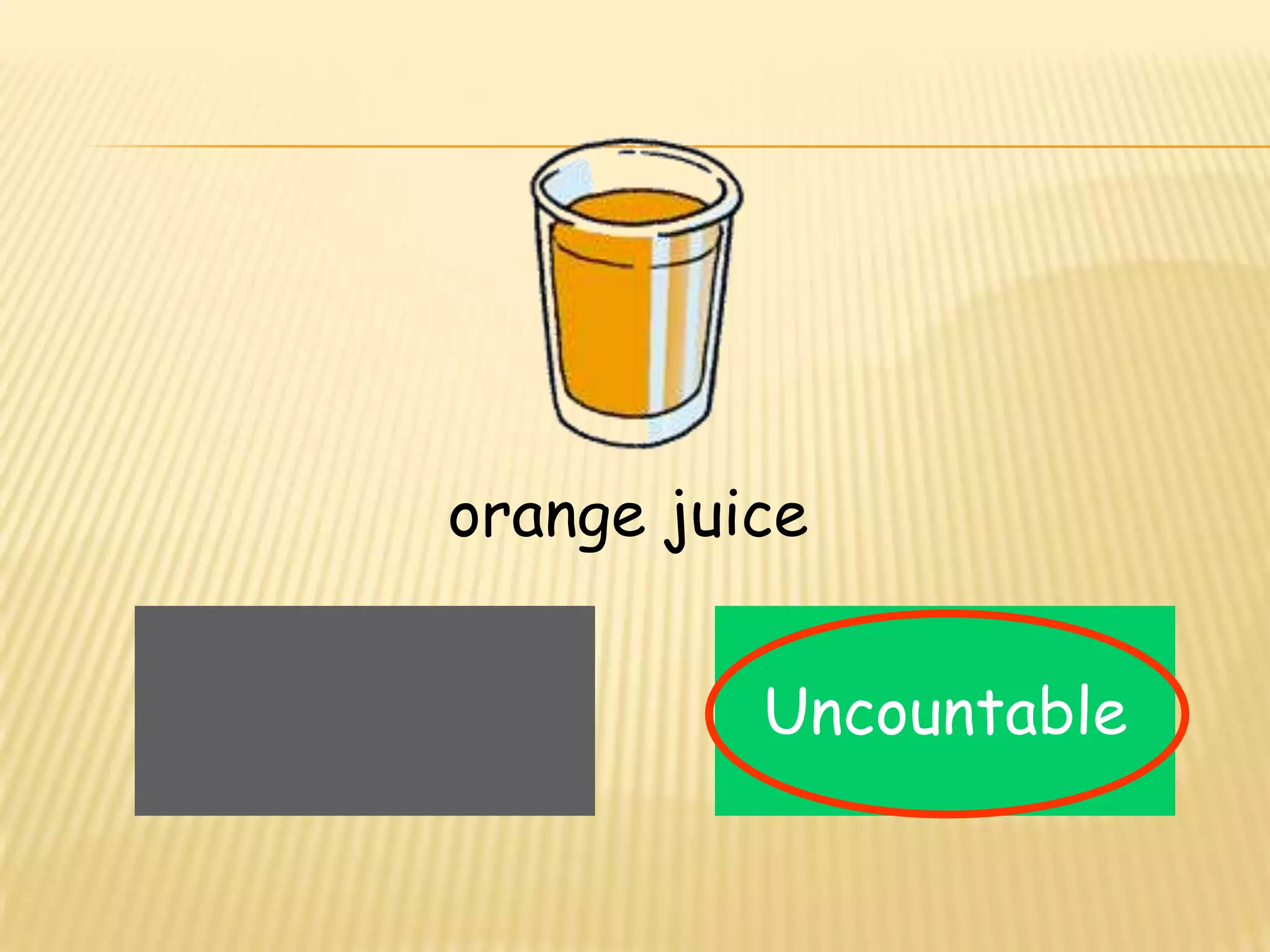 Countable and non-contable Nouns | PPTX