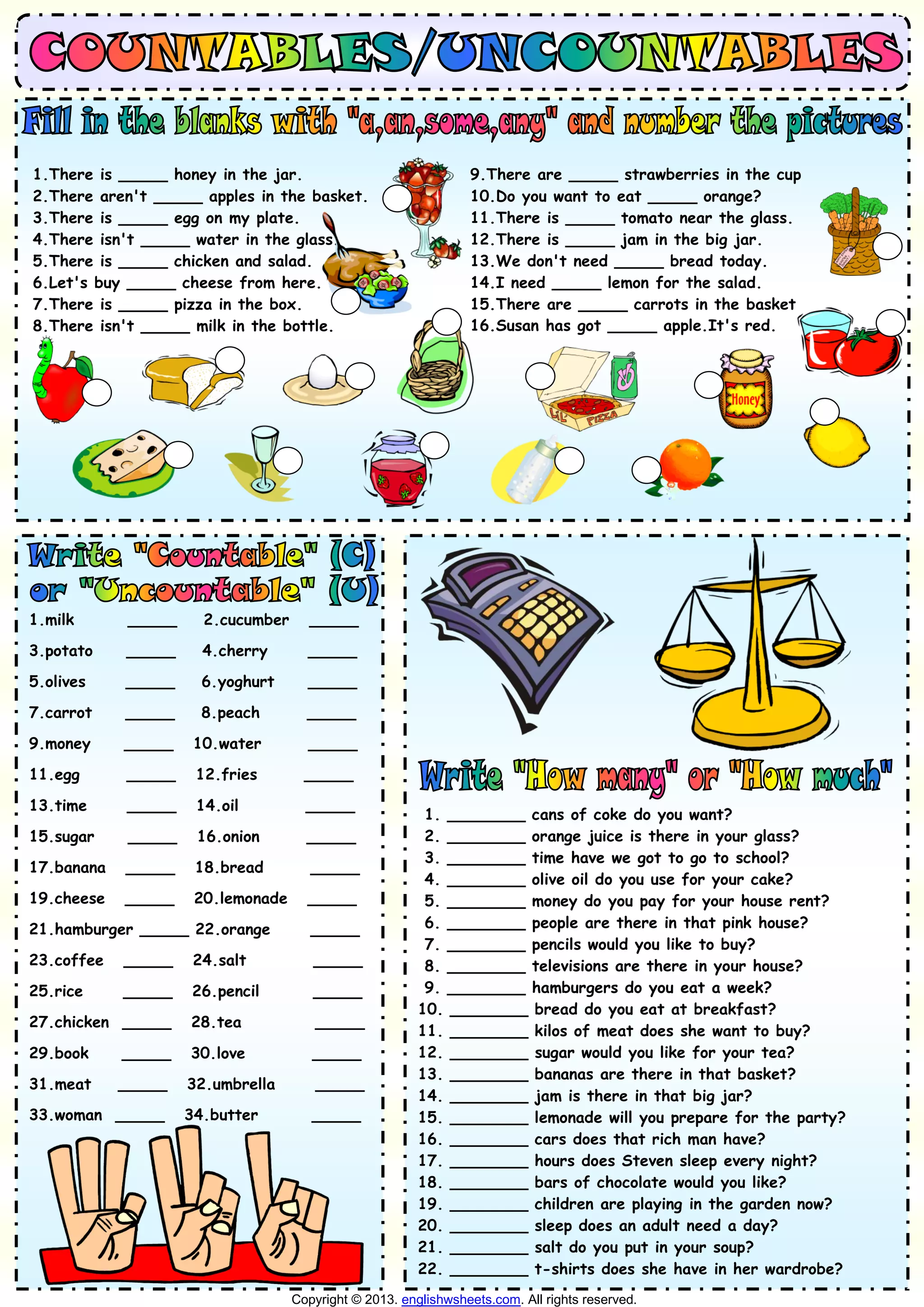 Countables and uncountables 1 | PDF