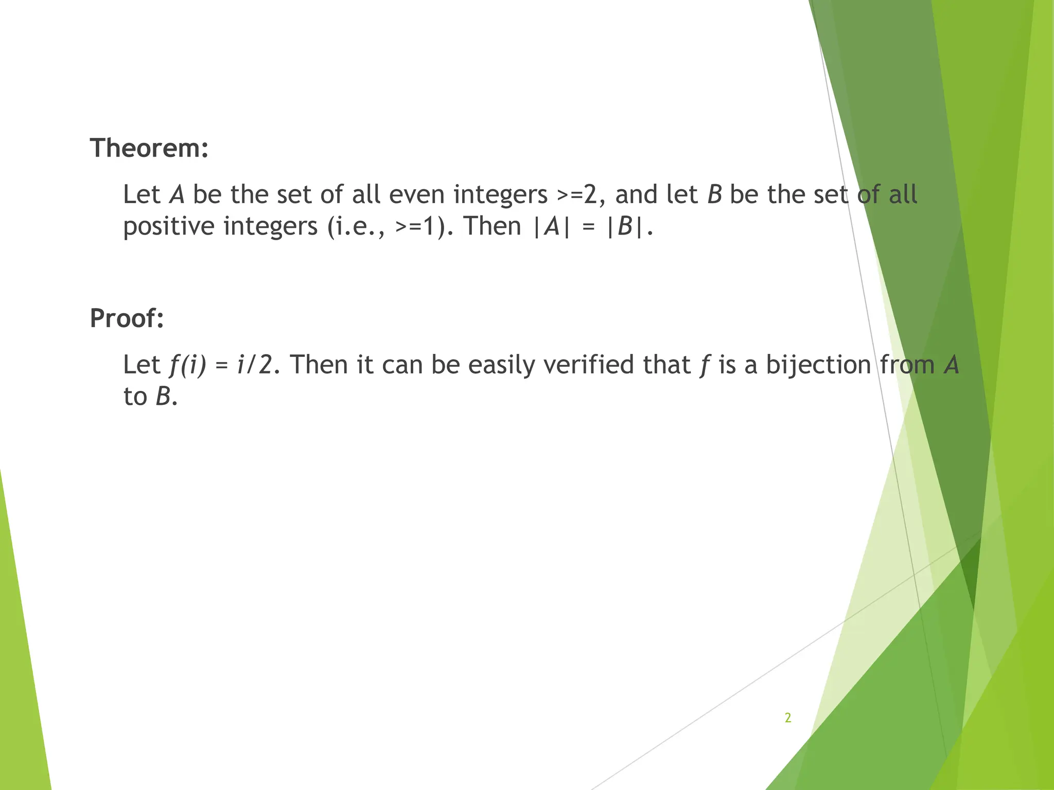 Countable Sets presentation basics workk | PPT