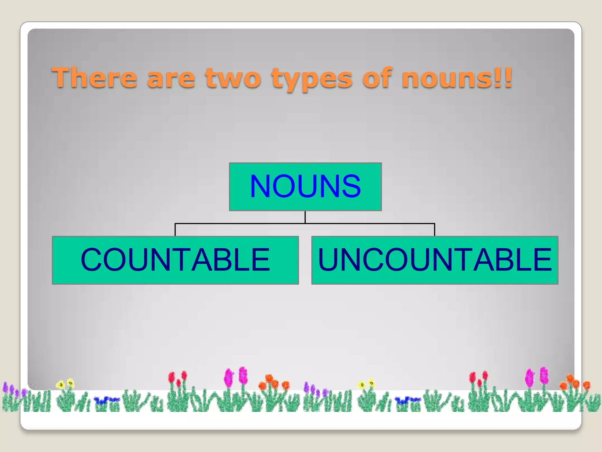 Countable& uncountable | PPT