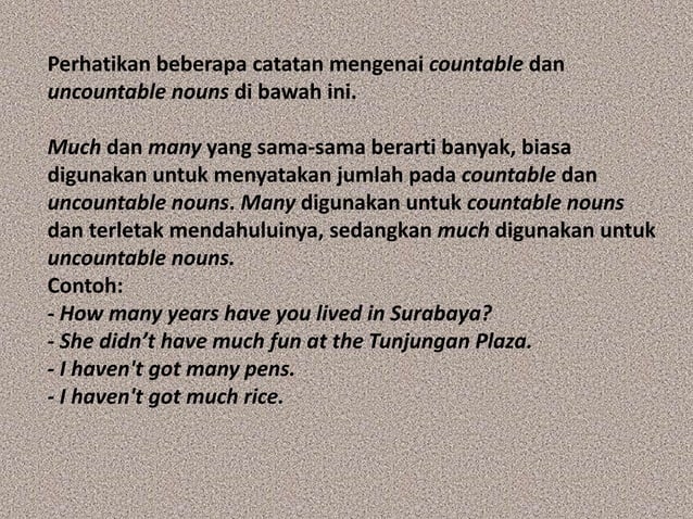 Countable & uncountable noun | PPTX