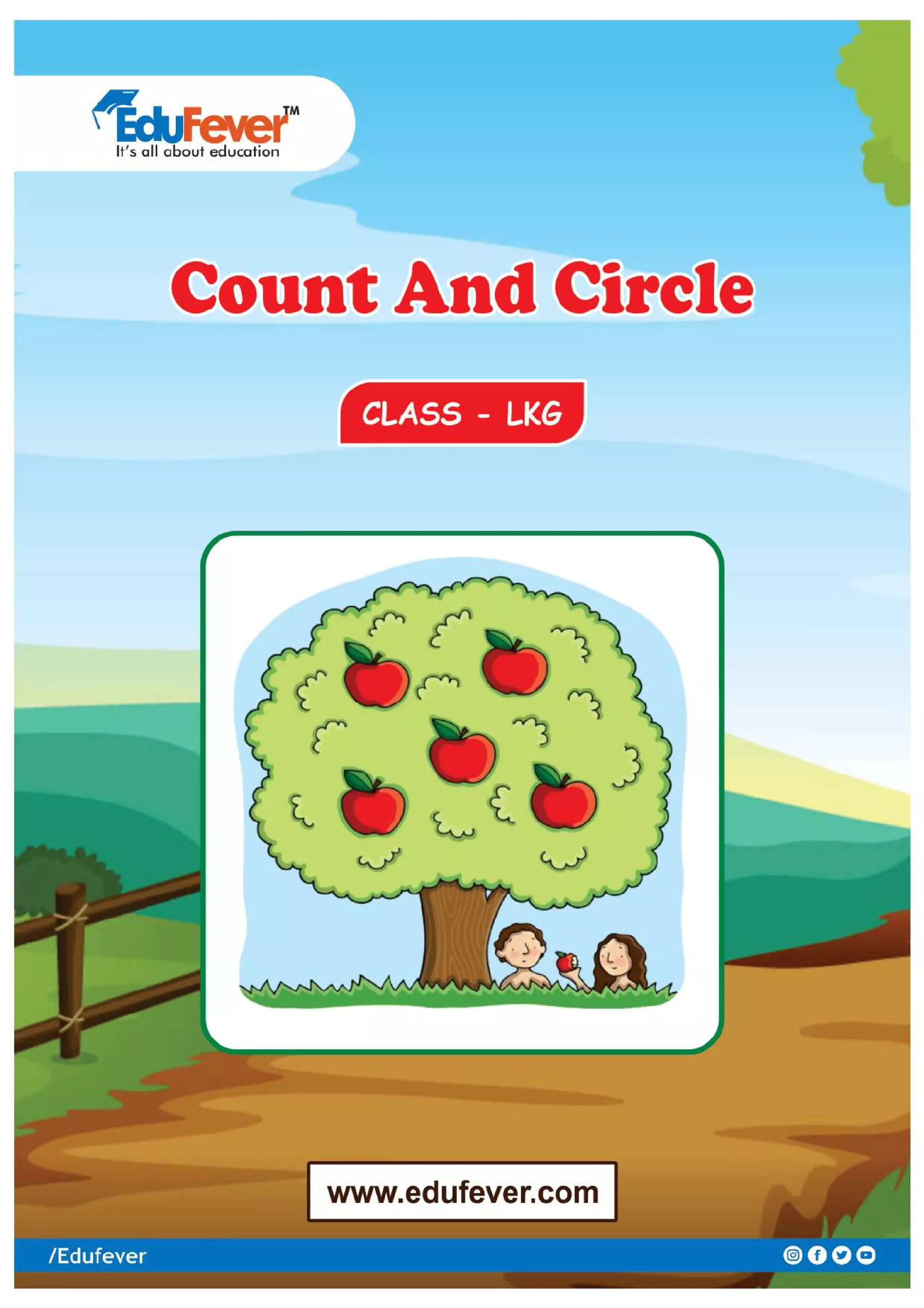 Count and Circle - LKG Maths Worksheet | PDF