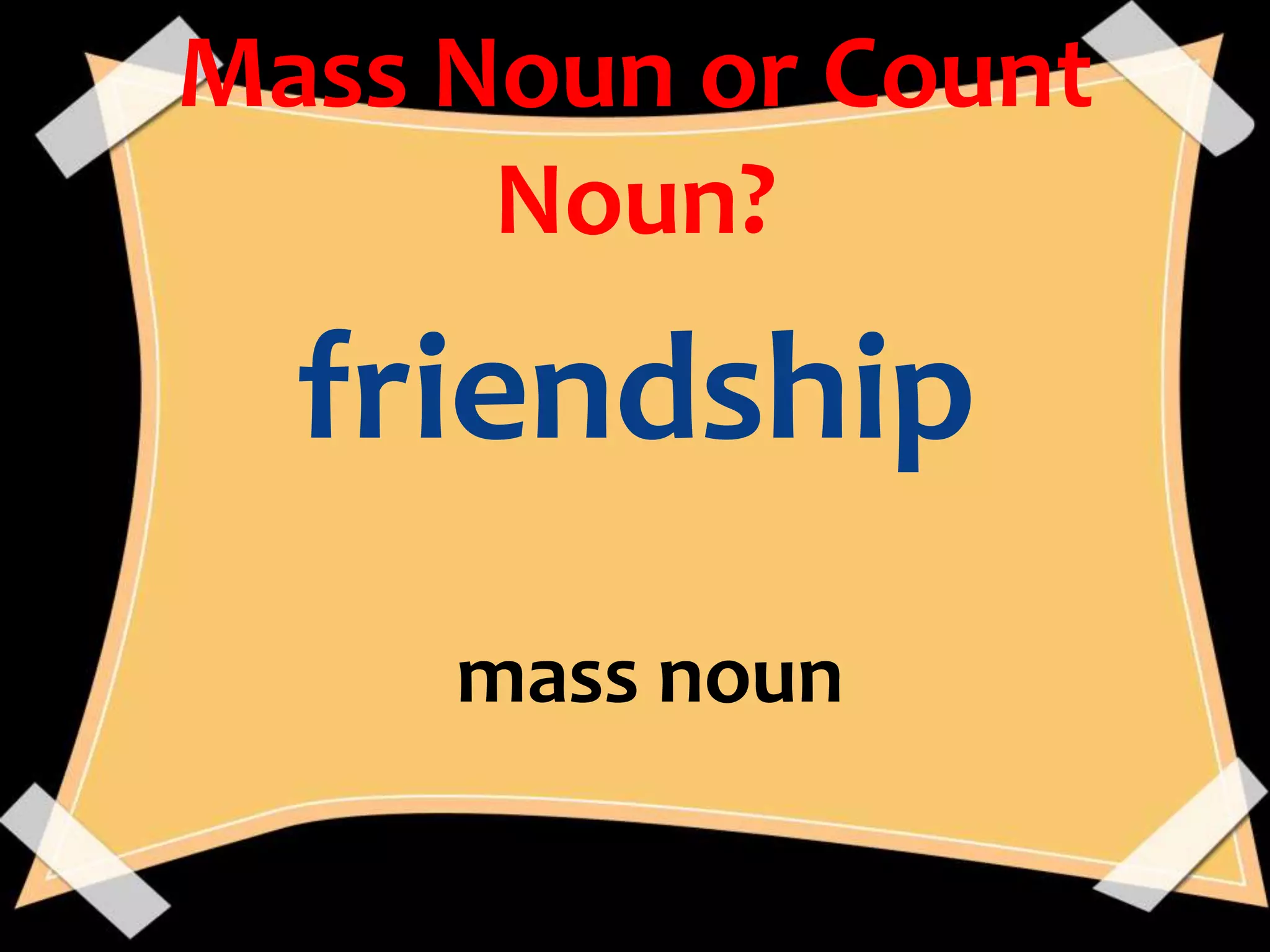 Count and Mass Nouns; Collective Nouns Grade 4 | PPTX