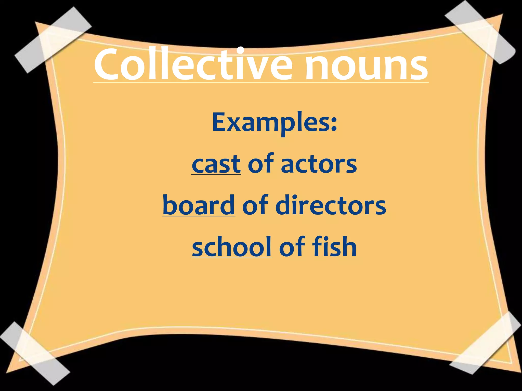 Count and Mass Nouns; Collective Nouns Grade 4 | PPTX