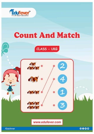 Count and Match - UKG Worksheet | PDF