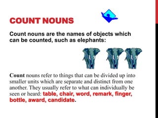 Count and non count nouns | PPTX