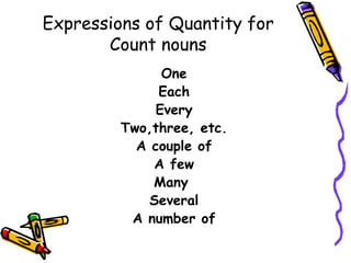 Count and noncount_nouns | PPT