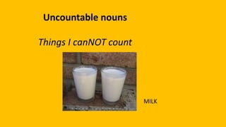 Count and non count nouns | PPT