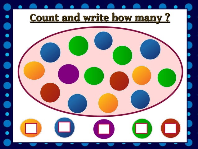 Count and write (1 to 5) | PPT