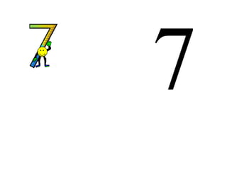 Count &color the number (৭,7) | PPTX