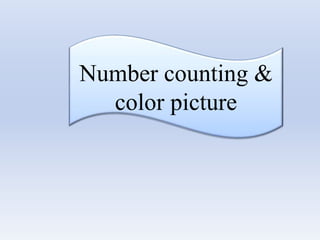 Count &color the number (8,৮) | PPTX