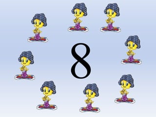 Count &color the number (8,৮) | PPTX