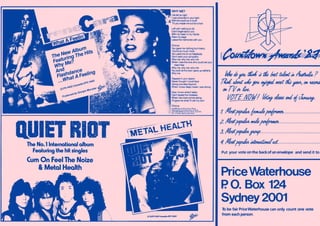 Countdown ARIA Top 40 Music charts, 1983 - 1984 | PDF