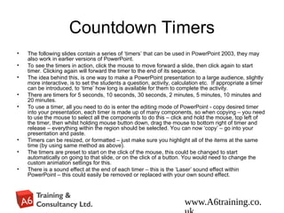 Countdown timer power point presentation | PPT
