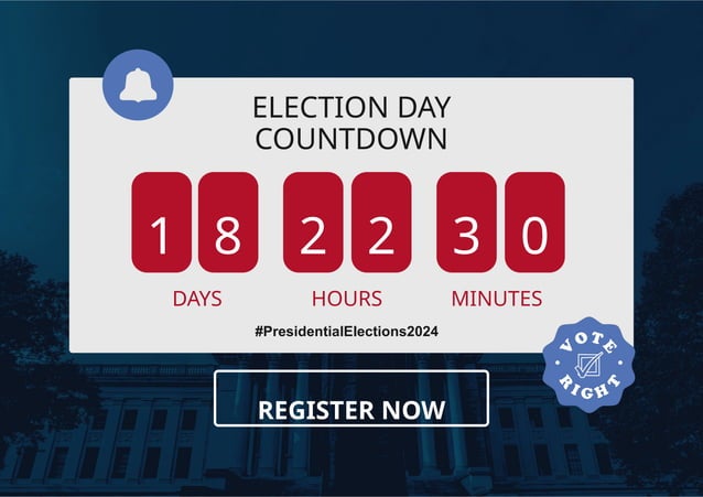 Countdown to Presidential Election Poster.pptx