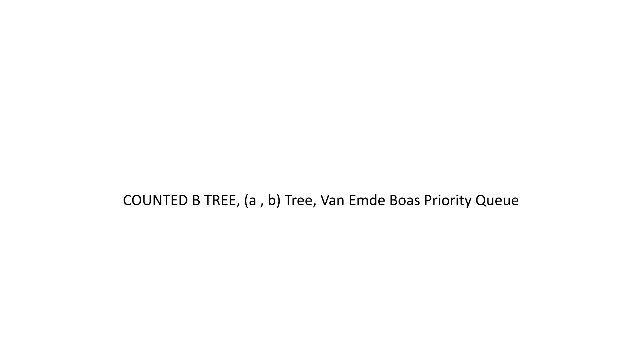 Counted B Tree,Van Emde.pptx