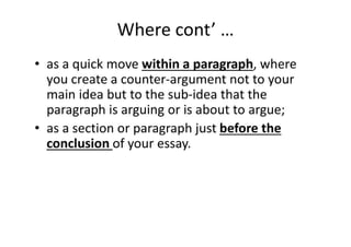 Counter-Argument | PDF