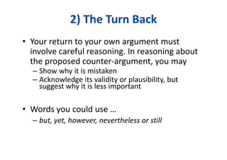 Counter-Argument | PDF