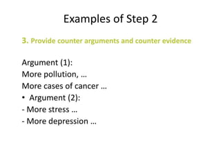 Counter-Argument | PPT